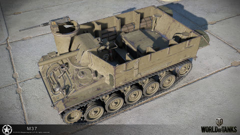 M37 - обзор, как играть, характеристика, советы для для САУ M37 из игры ...