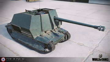FCM 36 Pak 40 - описание, как играть, ТТХ, советы для ПТ САУ FCM 36 Pak ...