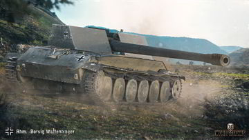 Rhm.-Borsig Waffentrager - обзор, гайд, ТТХ, как играть, секреты ПТ САУ Rhm.-Borsig Waffentrager ...
